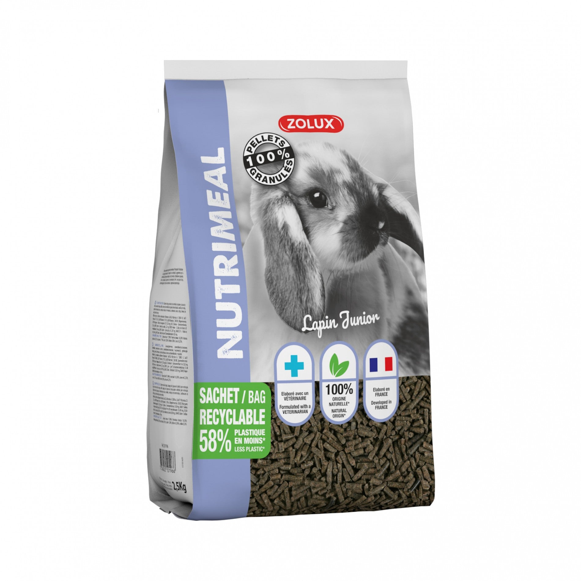Nutrimeal granulés Lapin nain junior – Animo boutik
